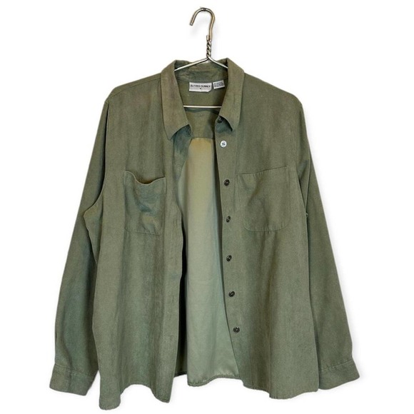 American Vintage | Tops | Vintage 9s Faux Suede Throw Over Top | Poshmark